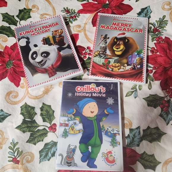 Dreamworks | Media | 3ct Bundle Of Kids Christmas Movies | Poshmark